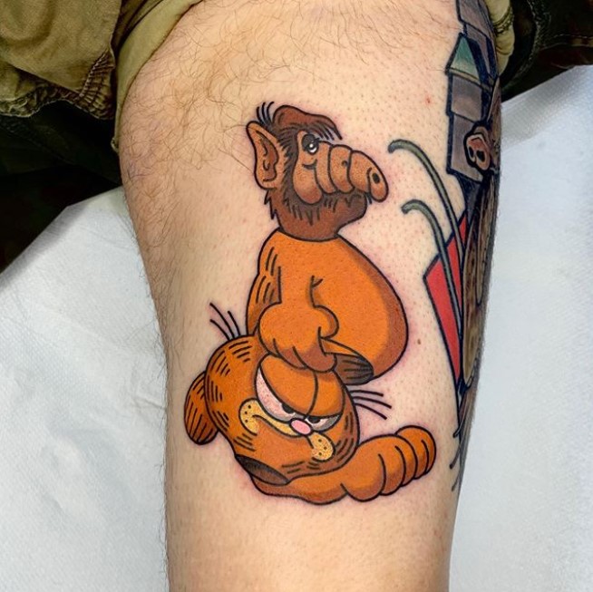 If You Hate Mondays, You’ll Love These Garfield Tattoos – The Tattooed ...