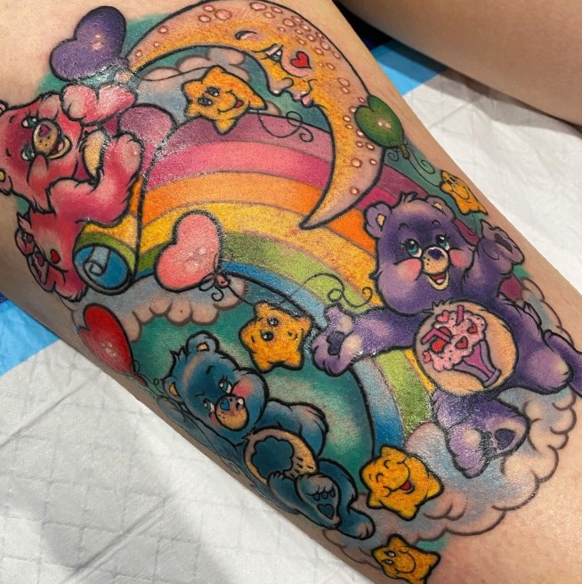 Oh-So Cute and Cuddly Care Bears Tattoos! – The Tattooed Archivist