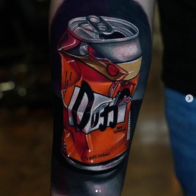 Duff Beer and Duffman Tattoos? “Oh, Yeah!” – The Tattooed Archivist