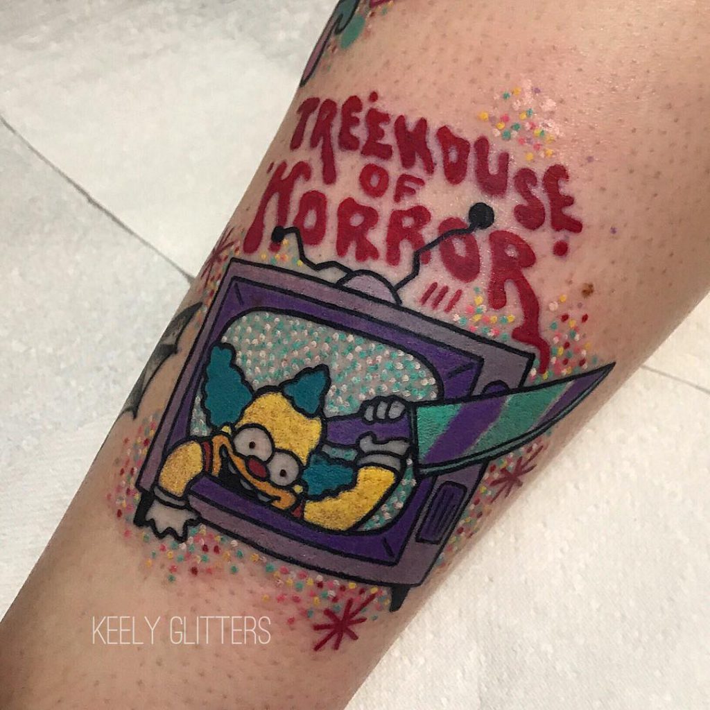 Hey Hey! Check Out These Krusty the Clown Tattoos – The Tattooed Archivist