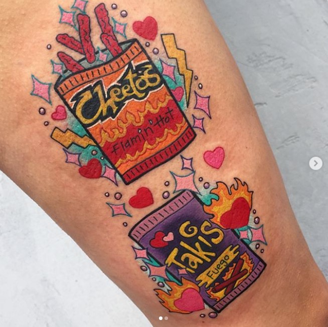 Look Like an Actual Snack With a Cheetos or Takis Tattoo – The Tattooed ...