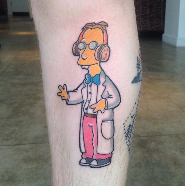 HOYVIN-GLAVIN! Professor Frink Tattoos – The Tattooed Archivist