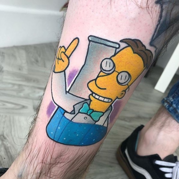 HOYVIN-GLAVIN! Professor Frink Tattoos – The Tattooed Archivist