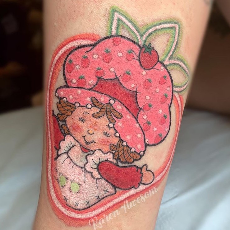 Sickly Sweet Strawberry Shortcake Tattoos – The Tattooed Archivist