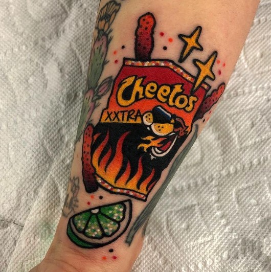 Look Like an Actual Snack With a Cheetos or Takis Tattoo – The Tattooed ...