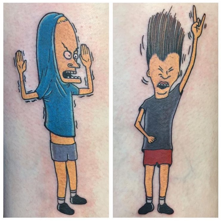 Tattoos of the Great Cornholio – The Tattooed Archivist