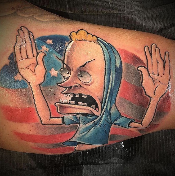 Tattoos of the Great Cornholio – The Tattooed Archivist