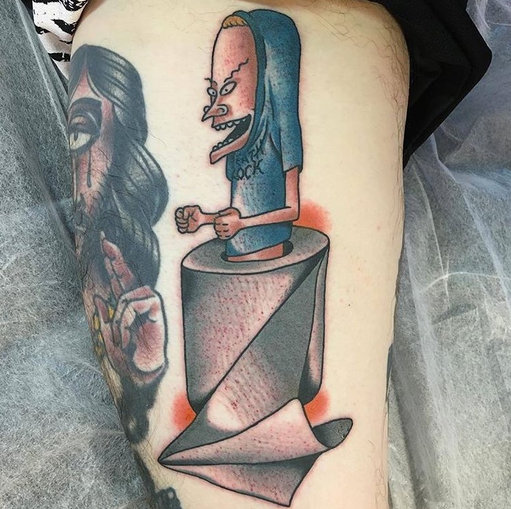 Tattoos of the Great Cornholio – The Tattooed Archivist