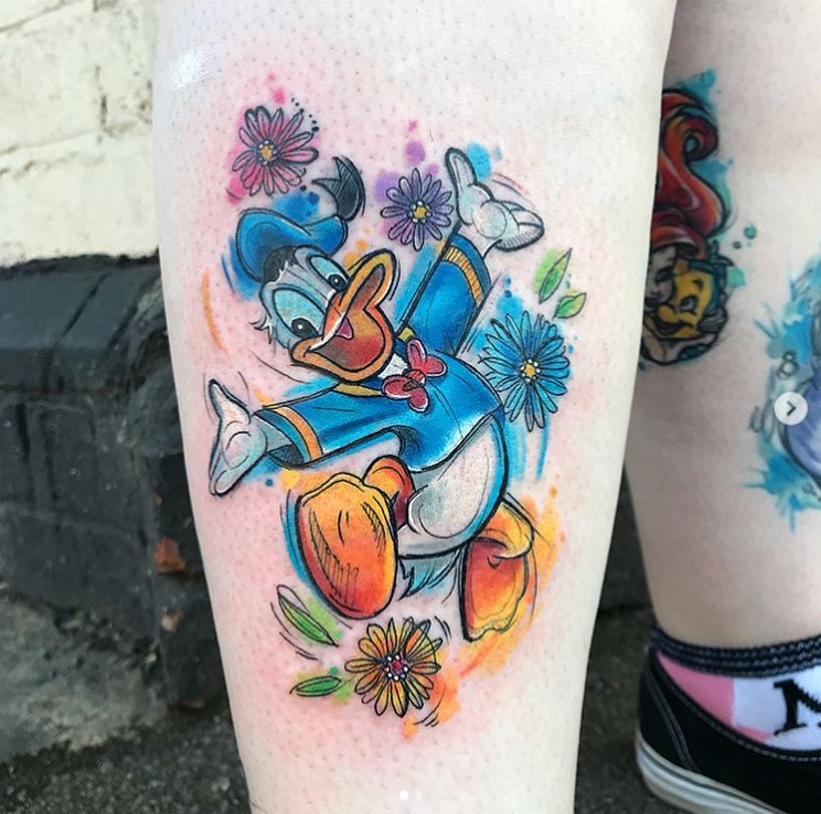 Tattoos of Disney’s Biggest Film Star: Donald Duck – The Tattooed Archivist