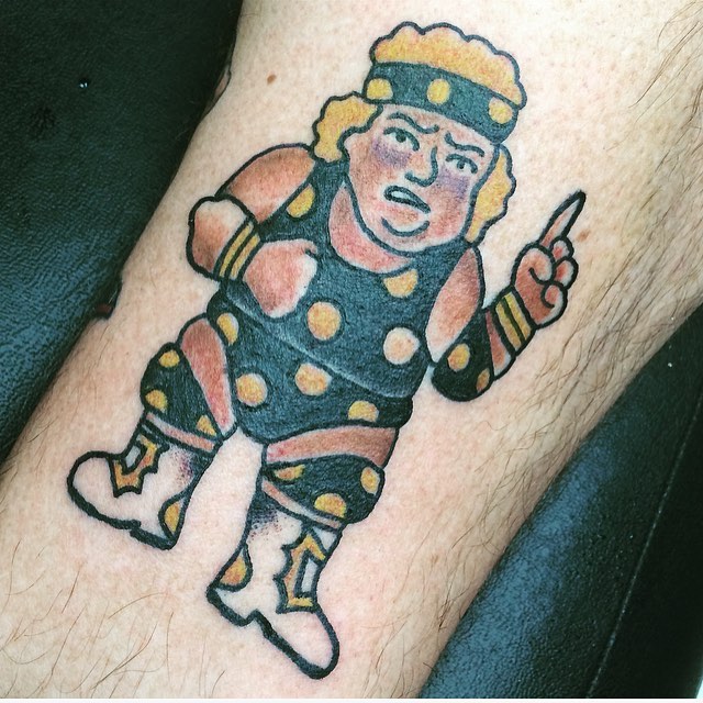 Kewpie and Miniature Wrestler Tattoos – The Tattooed Archivist
