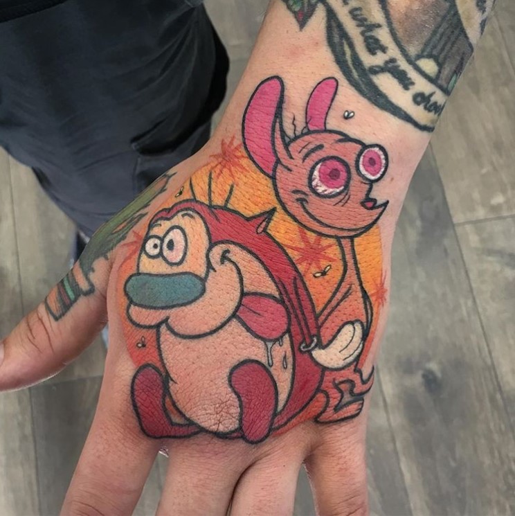 These ‘The Ren & Stimpy Show’ Tattoos Will Have You Singing “Happy ...