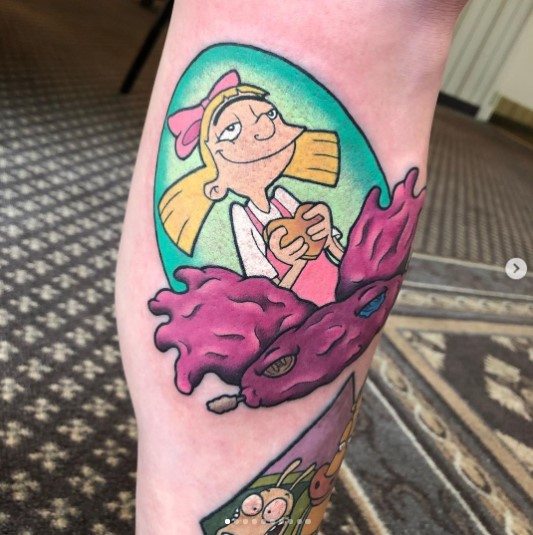 Hey You, Take a Look at These ‘Hey Arnold!’ Tattoos – The Tattooed ...