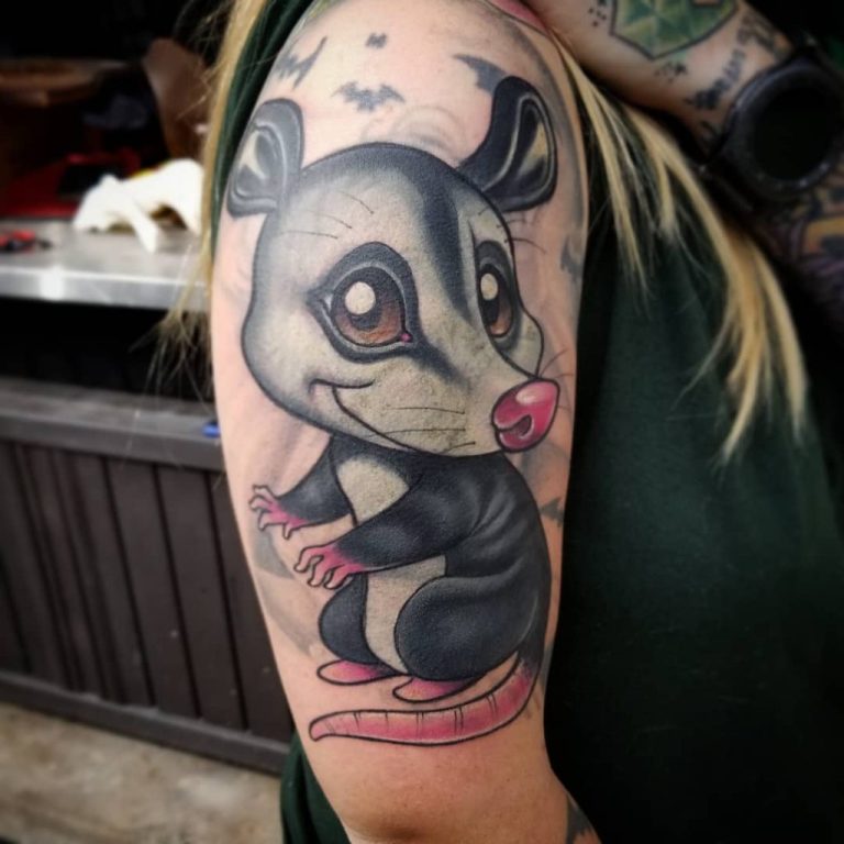 A Passel of Opossum Tattoos – The Tattooed Archivist