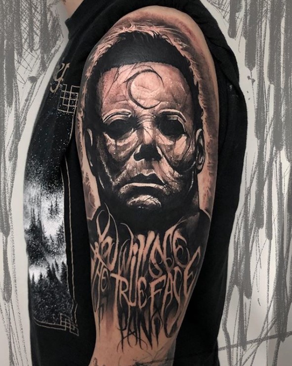 45 of the Spookiest Michael Myers Tattoos to Celebrate the 45th ...