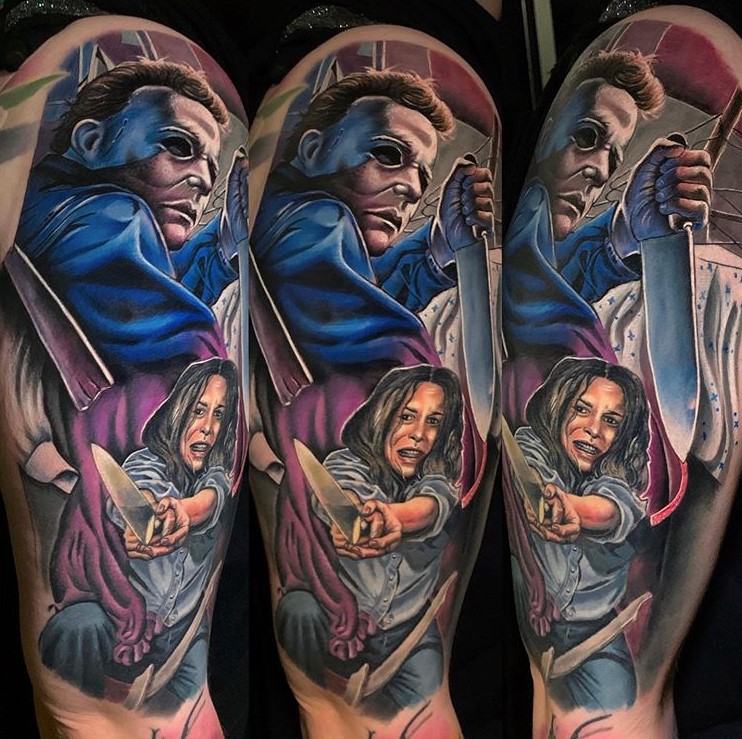 45 of the Spookiest Michael Myers Tattoos to Celebrate the 45th ...
