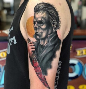 45 of the Spookiest Michael Myers Tattoos to Celebrate the 45th ...