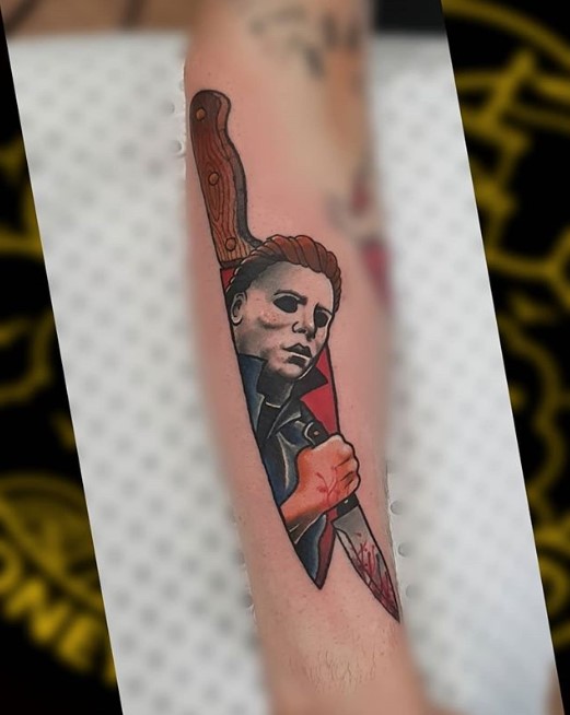 45 of the Spookiest Michael Myers Tattoos to Celebrate the 45th ...