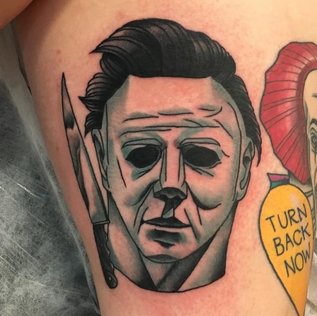 45 of the Spookiest Michael Myers Tattoos to Celebrate the 45th ...