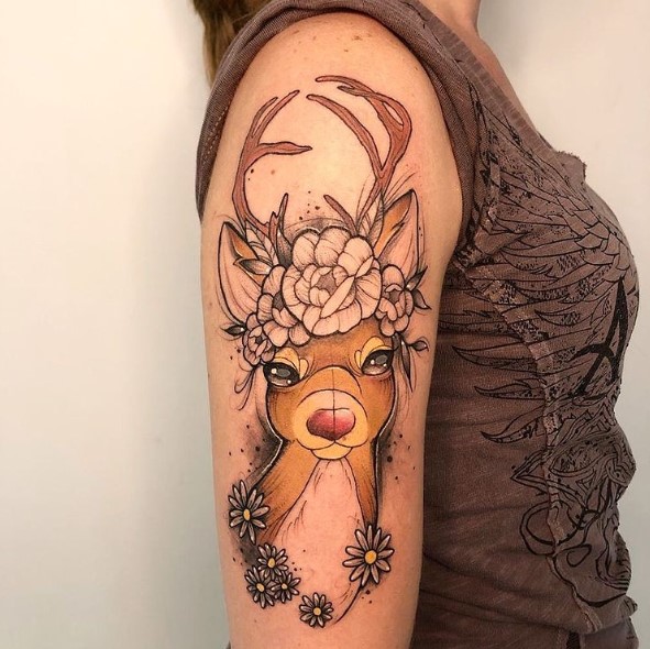 Reindeer Tattoos to Guide You To Your Next Tattoo Appointment – The ...
