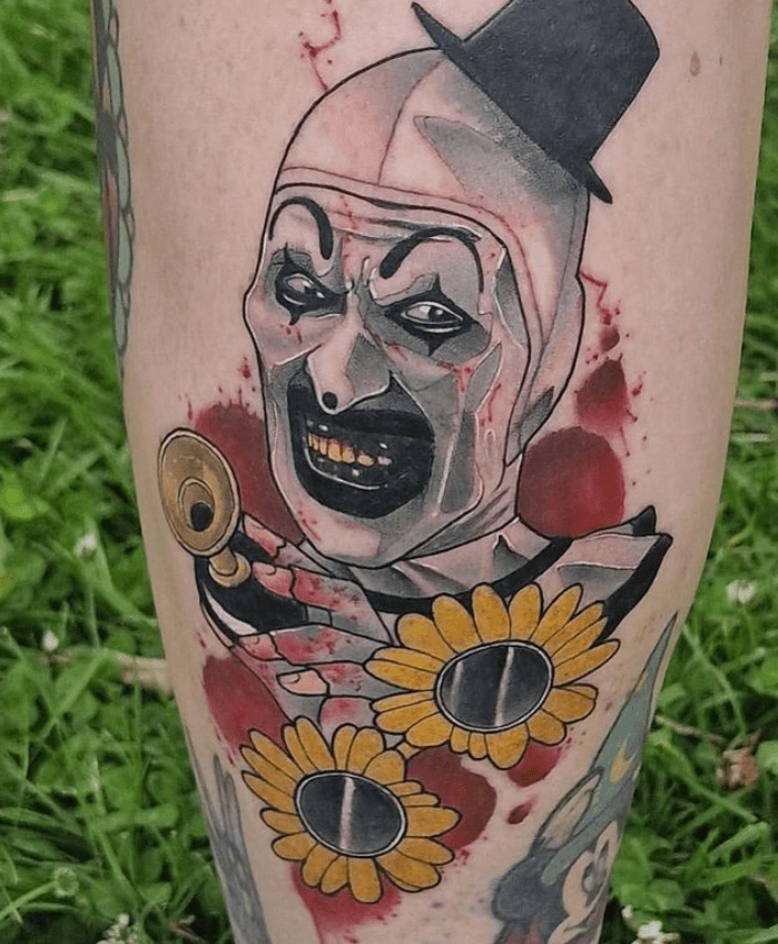 Terrifying Art the Clown Tattoos – The Tattooed Archivist