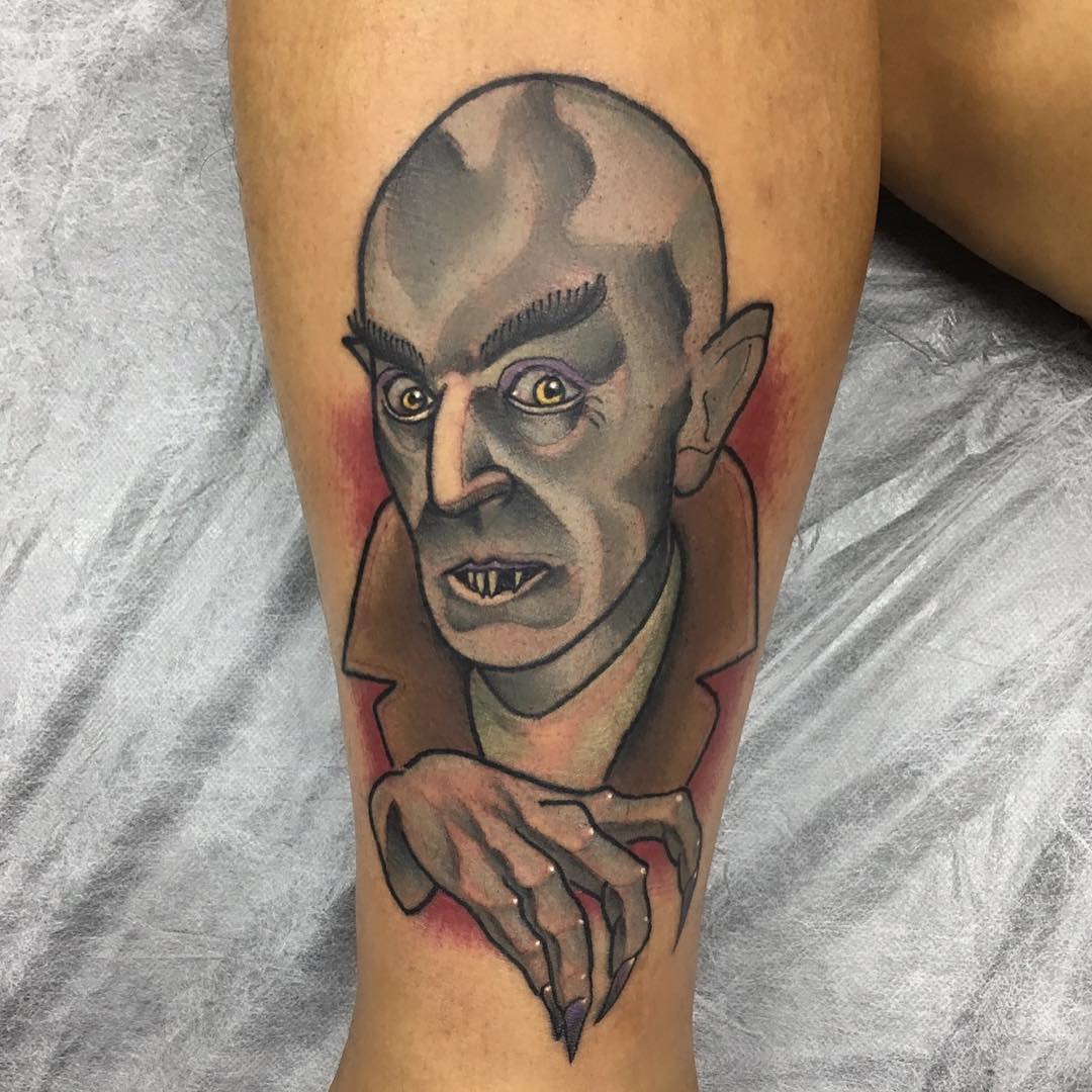 These ‘Nosferatu’ Tattoos are a Symphony of Horror – The Tattooed Archivist