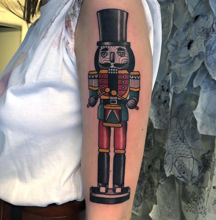 Cracking Good Christmas Nutcracker Tattoos – The Tattooed Archivist