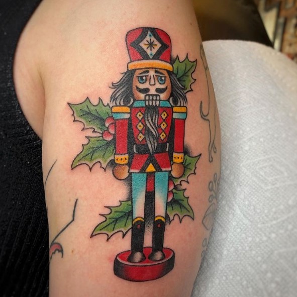 Cracking Good Christmas Nutcracker Tattoos – The Tattooed Archivist