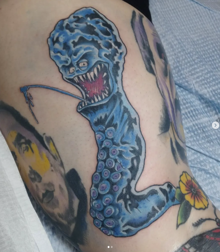 Get Injected With a ‘Brain Damage’ Tattoo – The Tattooed Archivist