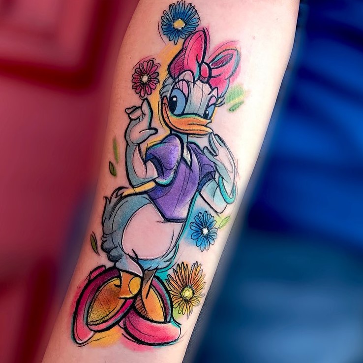 Donna Daisy Duck Tattoos – The Tattooed Archivist