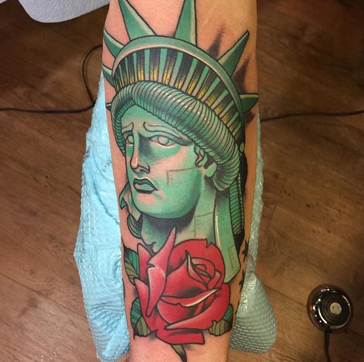 Statue of Liberty Tattoos – The Tattooed Archivist