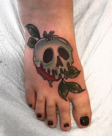Tempting Poison Apple Tattoos – The Tattooed Archivist