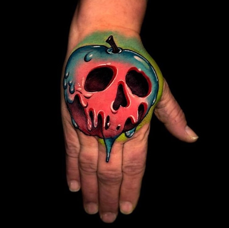 Tempting Poison Apple Tattoos – The Tattooed Archivist