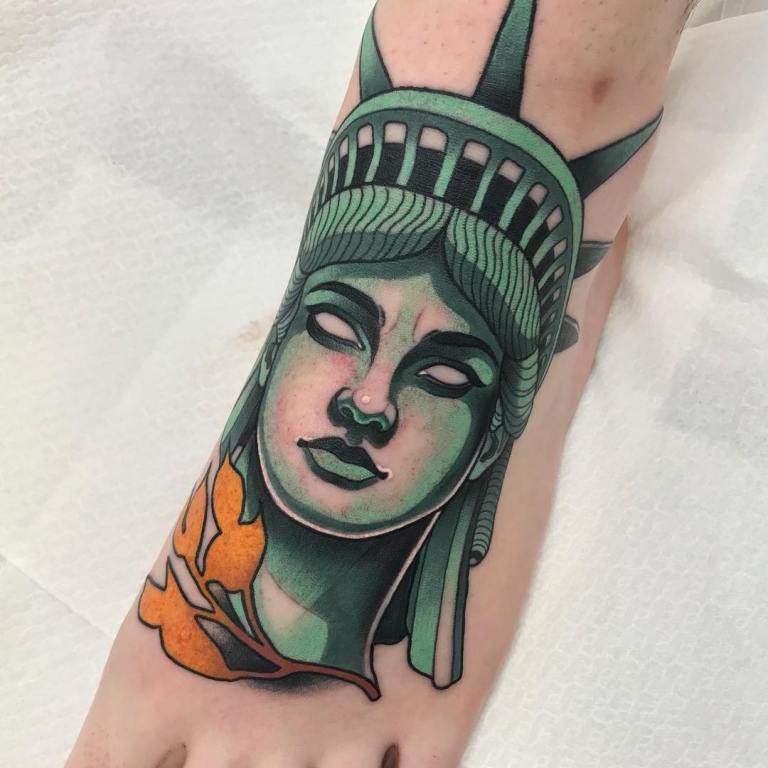 Statue of Liberty Tattoos – The Tattooed Archivist